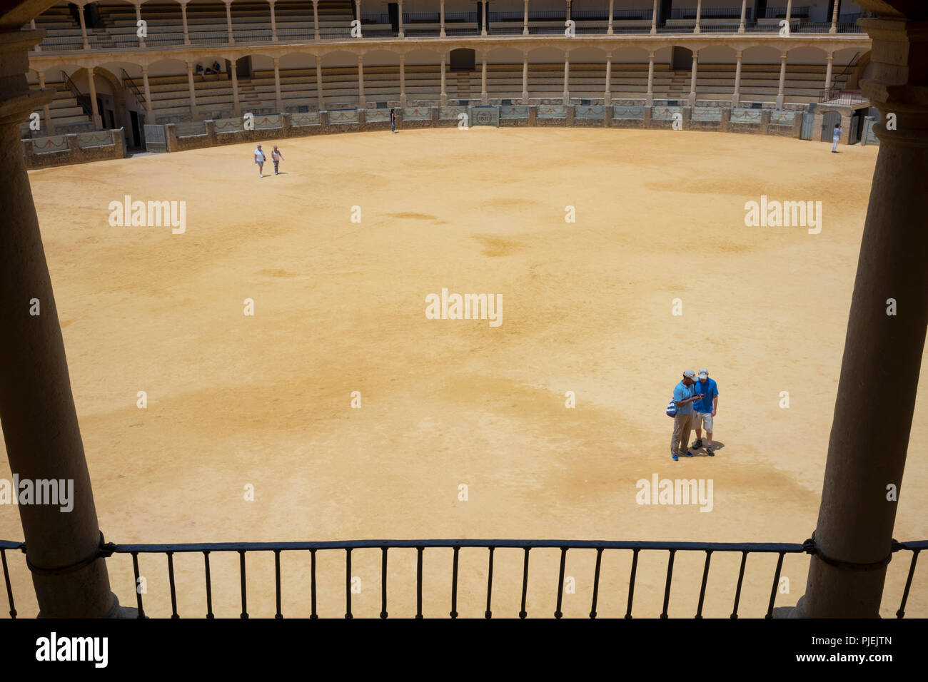 The Plaza de Toros de Ronda in Ronda, Spain, the first bullfighting ...