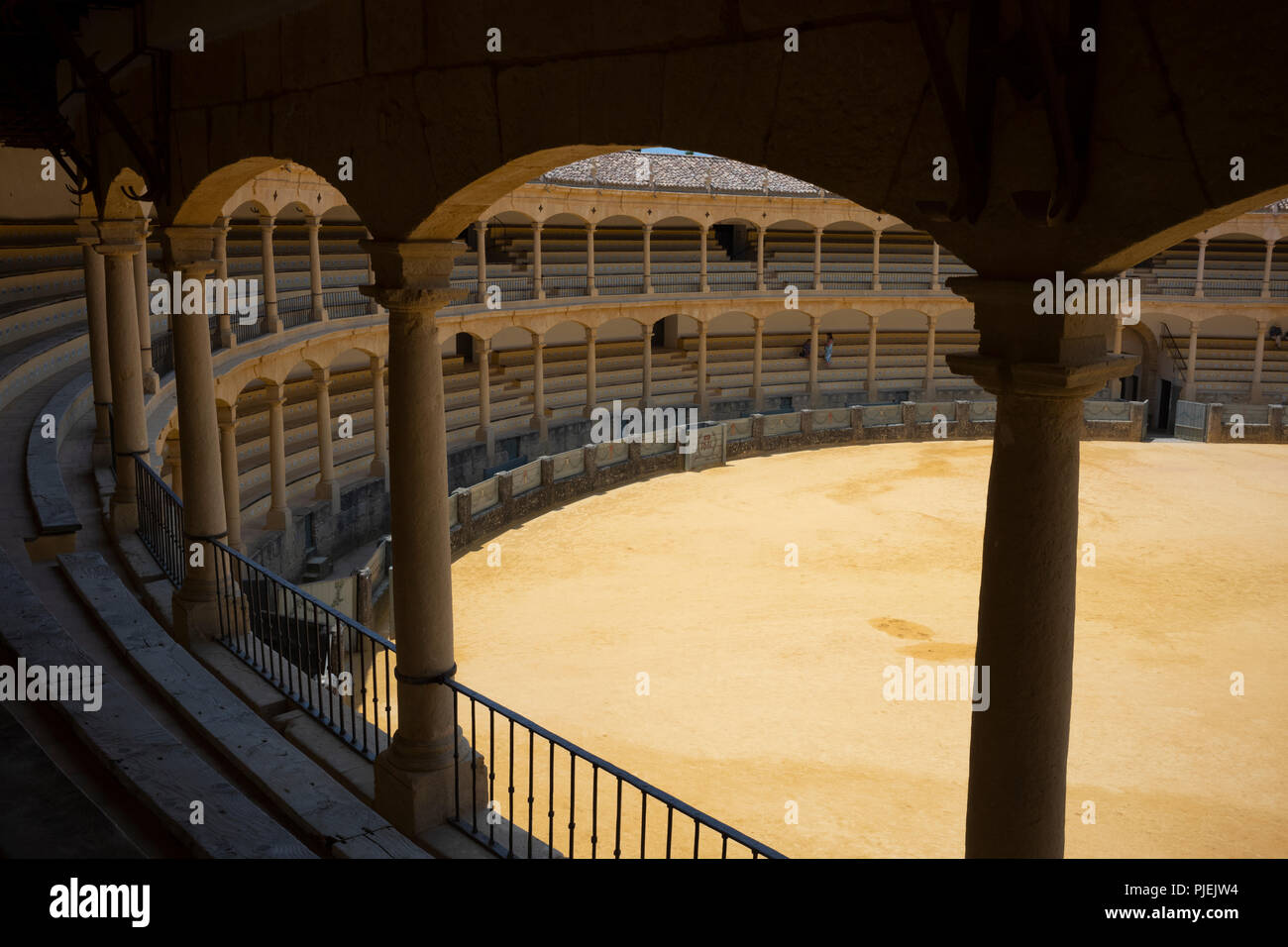 The Plaza de Toros de Ronda in Ronda, Spain, the first bullfighting ...