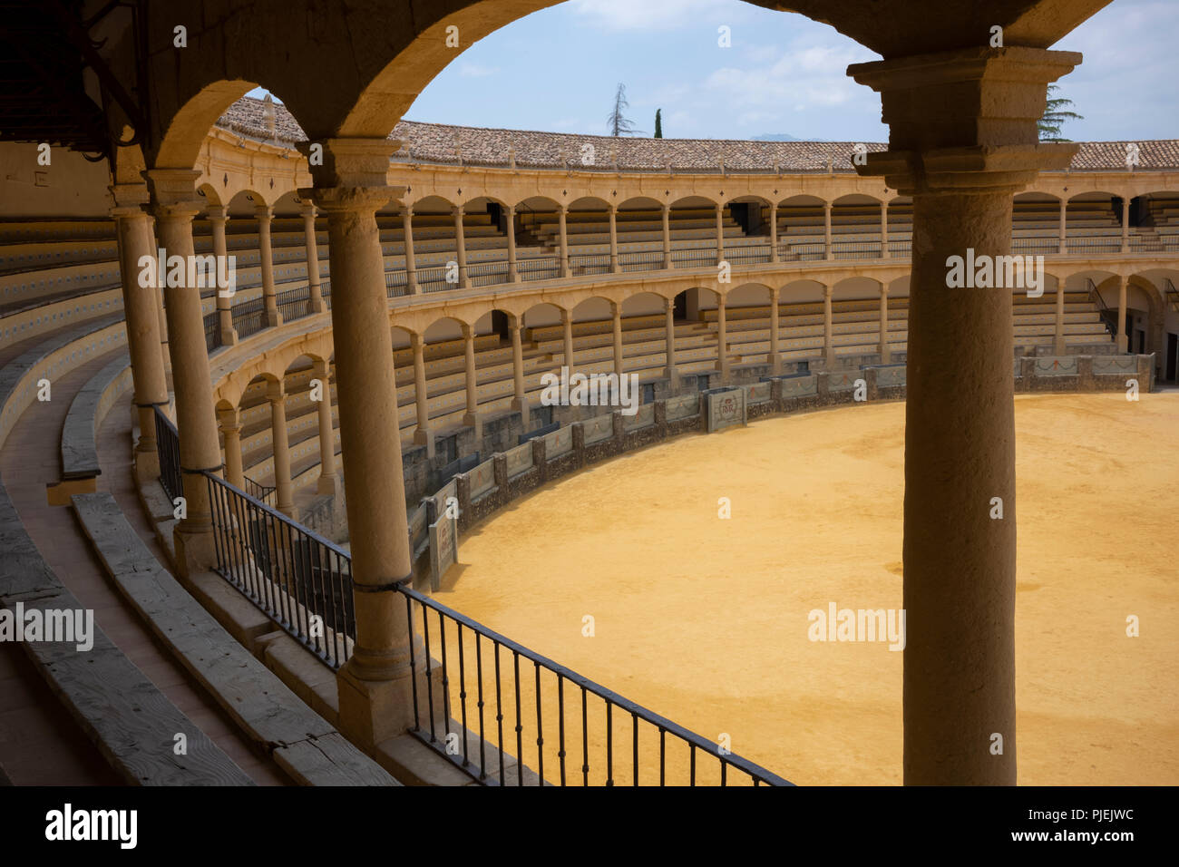 The Plaza de Toros de Ronda in Ronda, Spain, the first bullfighting ...