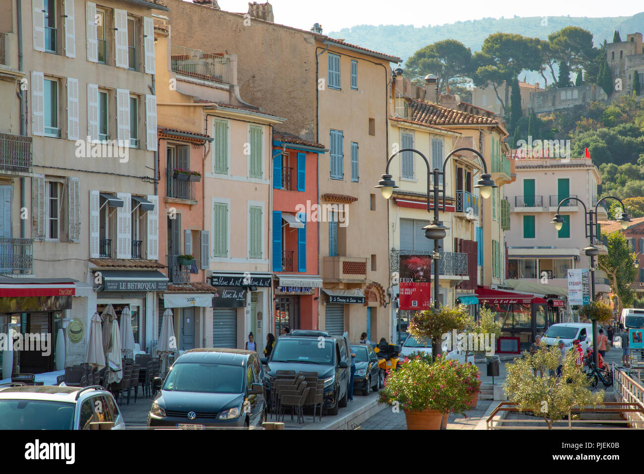 Cassis a Mediterranean fishing port in Southern France Stock Photo - Alamy