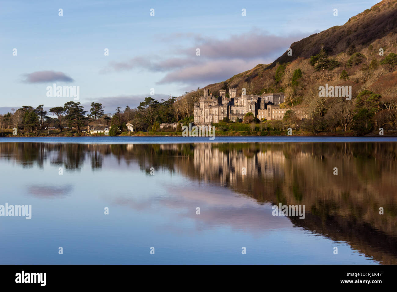 Kylemore abbey pollacapall lough hi-res stock photography and images ...
