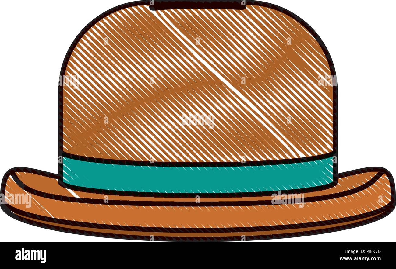 doodle fashion hat object carnival style Stock Vector Image & Art - Alamy