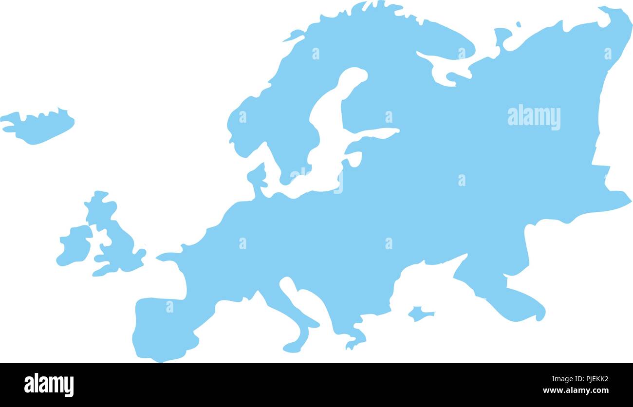 europe continent geography map design Stock Vector Image & Art - Alamy