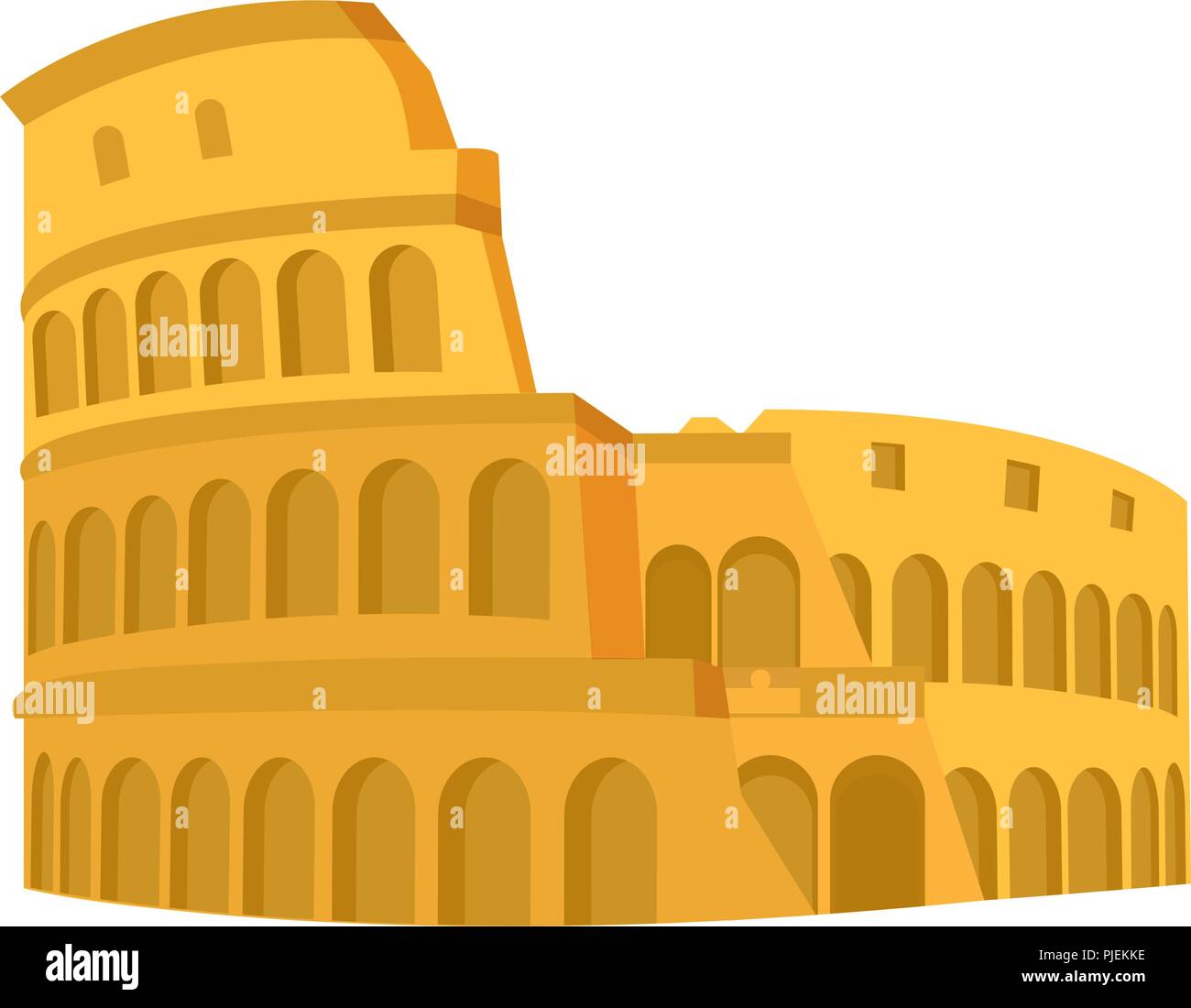 medieval coliseum rome architecture design Stock Vector Image & Art - Alamy