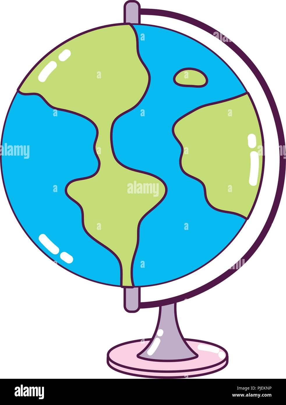 circle global geography map desk Stock Vector Image & Art - Alamy