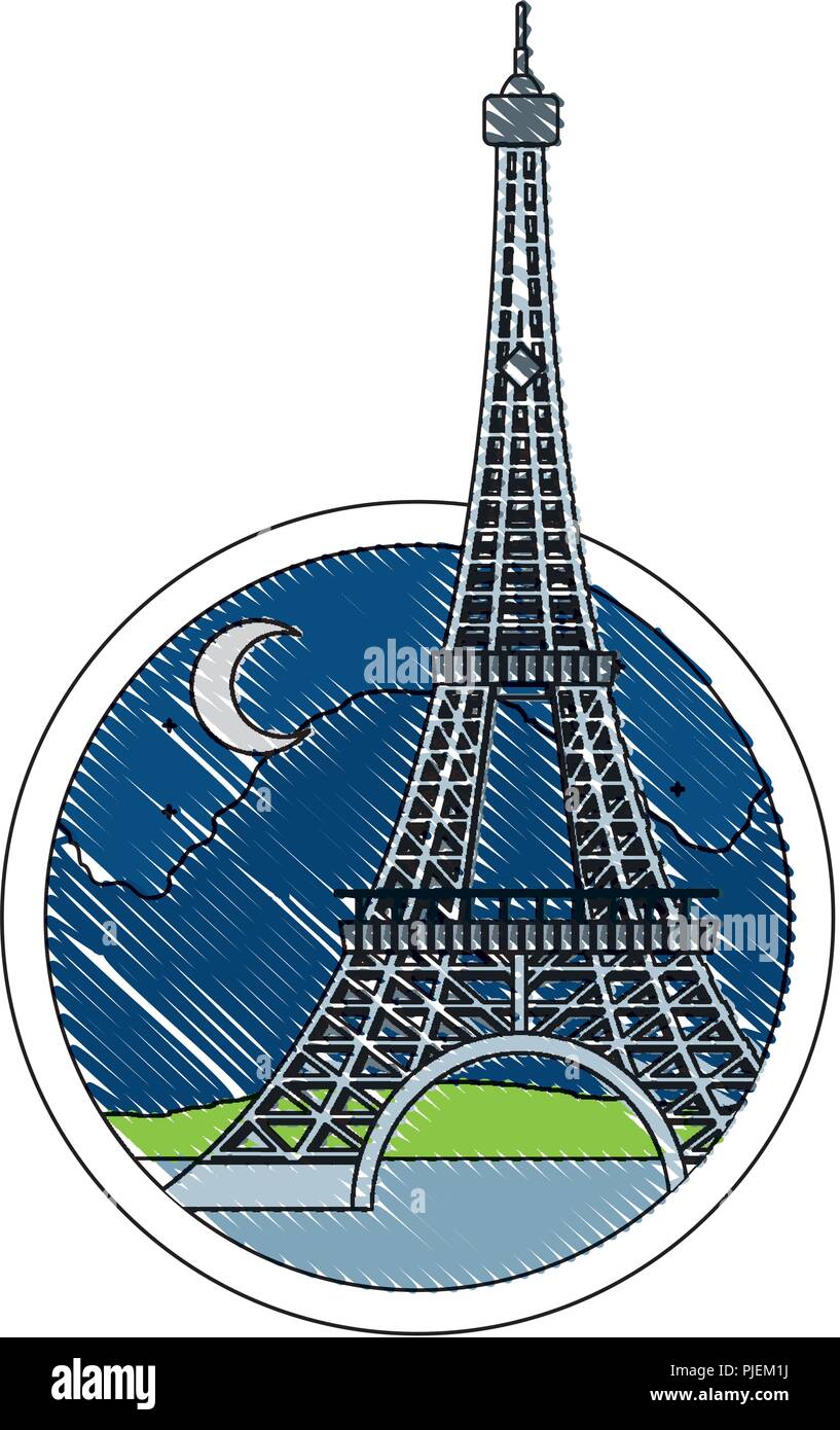Paris moon Stock Vector Images - Alamy
