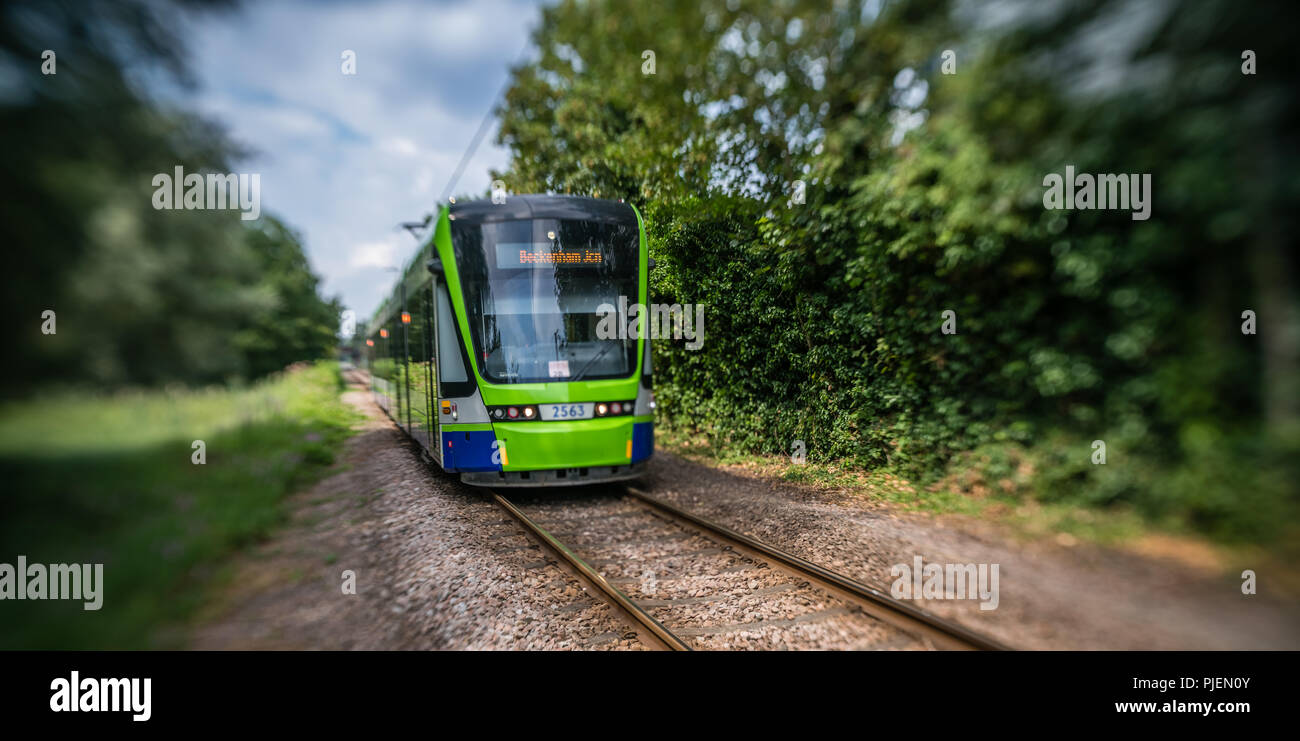 London tram system hi-res stock photography and images - Alamy