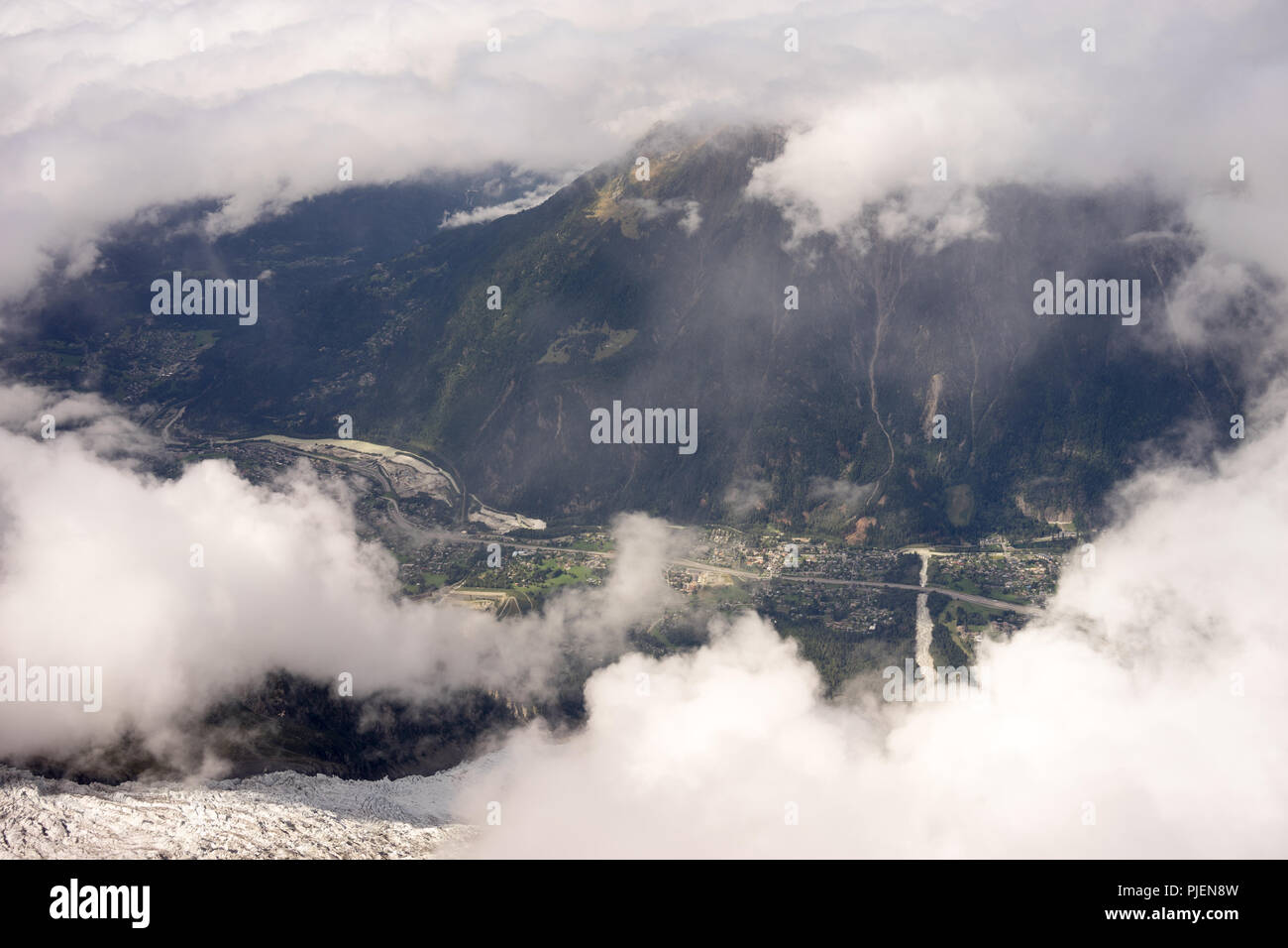 Chamonix view hi-res stock photography and images - Alamy