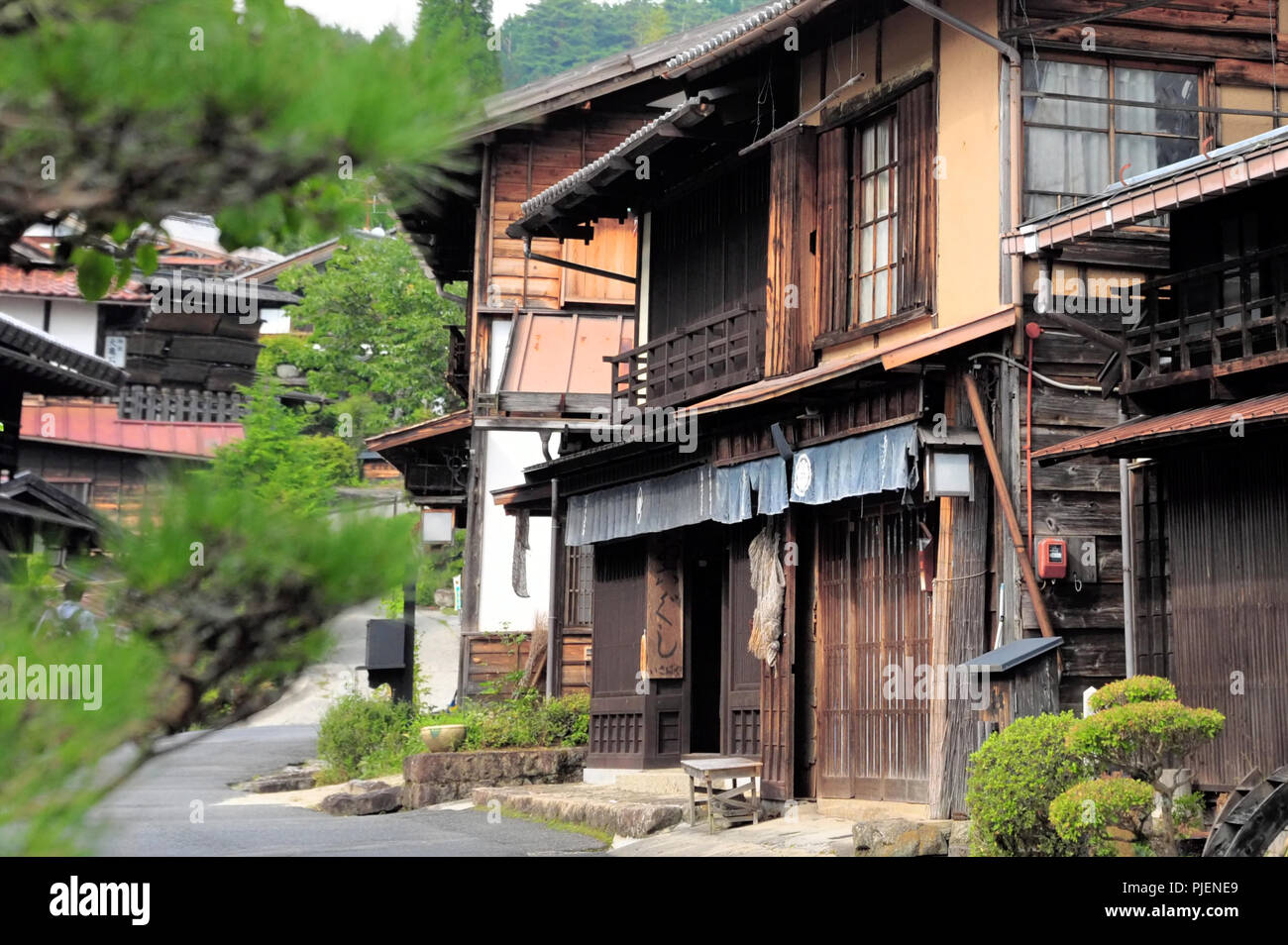 Tsumago, an old townscape preserved area in Japan Stock Photo - Alamy