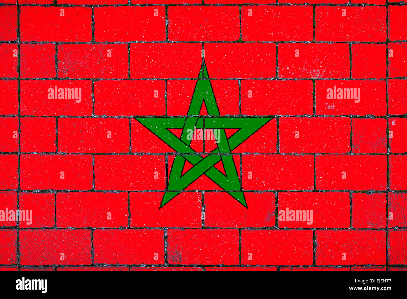 Morocco official flag hi-res stock photography and images - Alamy