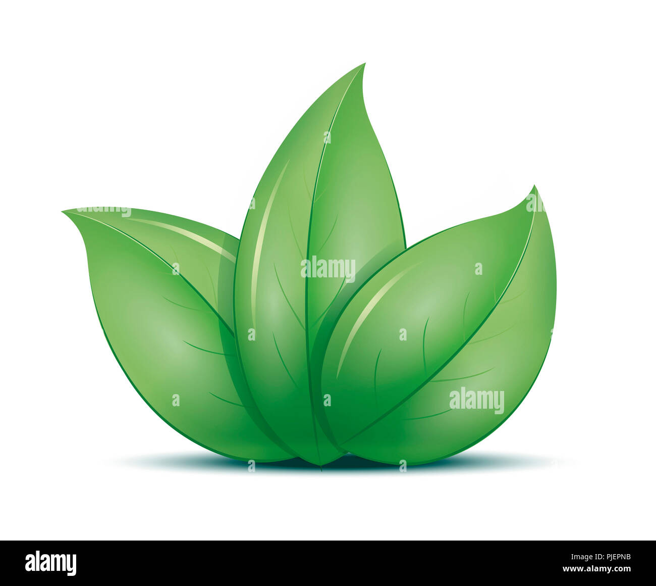 Vector icon concept three Cut Out Stock Images & Pictures - Alamy