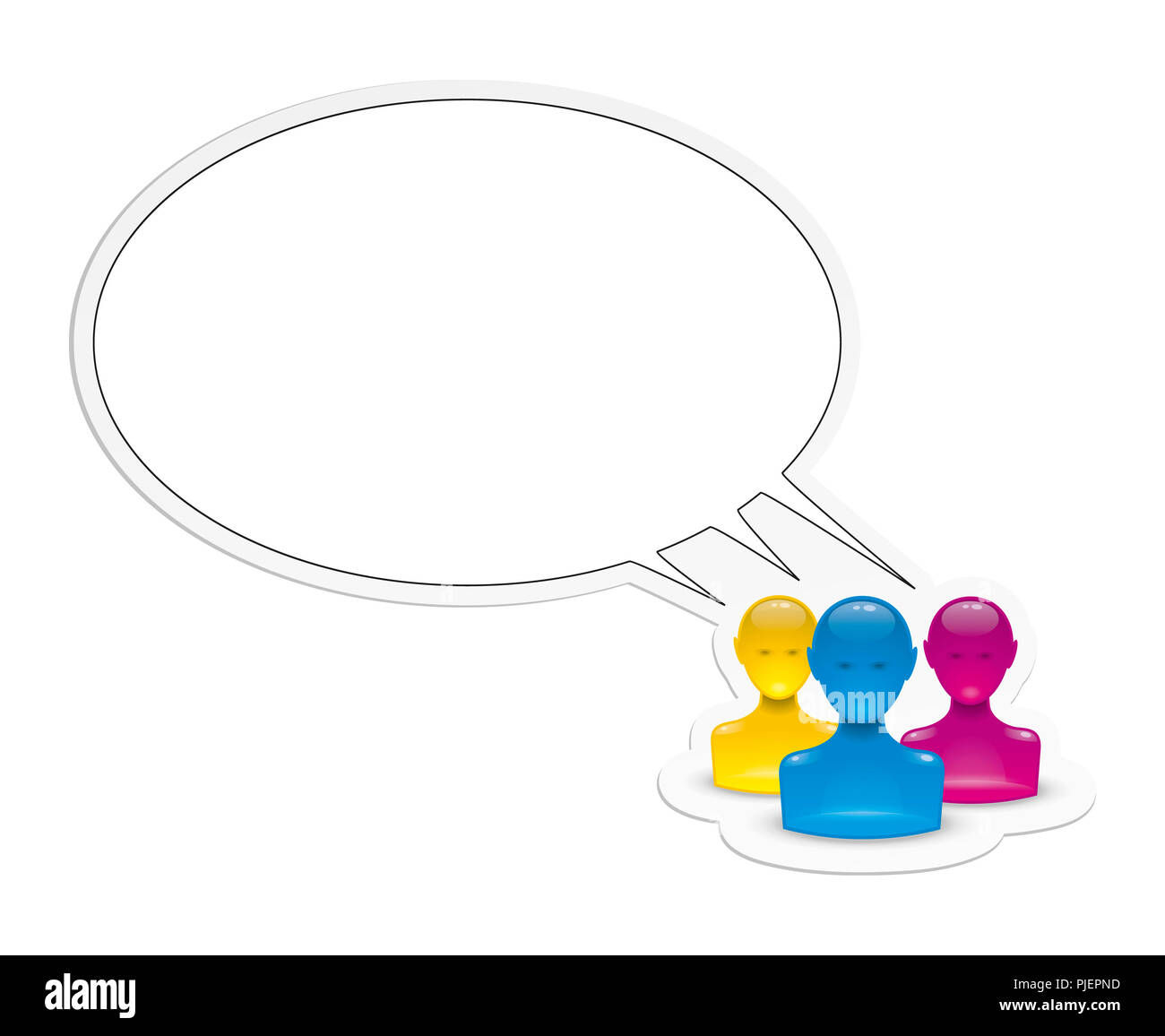 Boy and girl talking Cut Out Stock Images & Pictures - Alamy