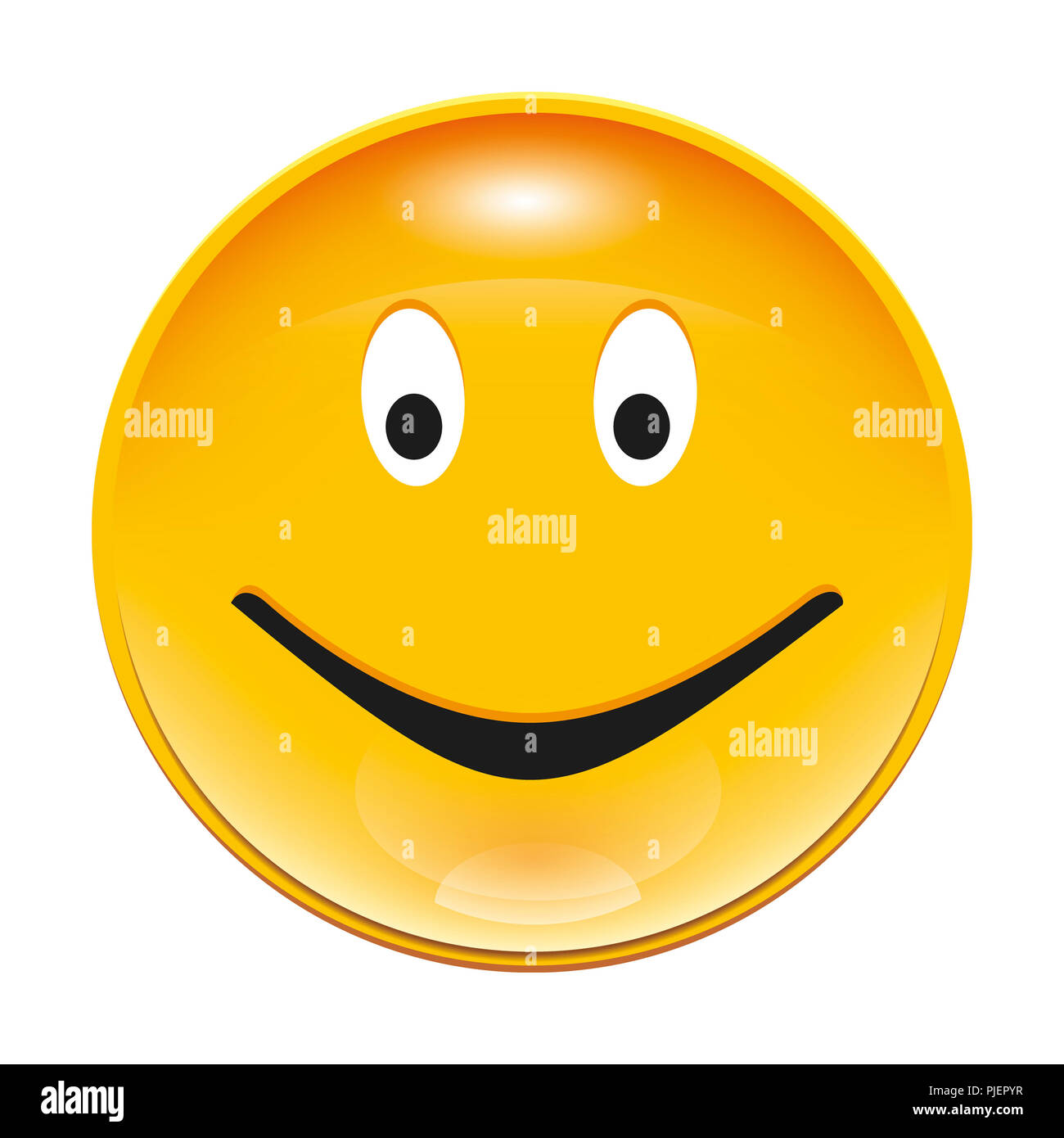 Smiley face yellow eyes mouth hi-res stock photography and images - Alamy