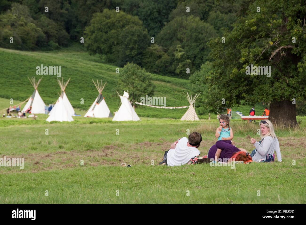 Teepee valley wales hi-res stock photography and images - Alamy