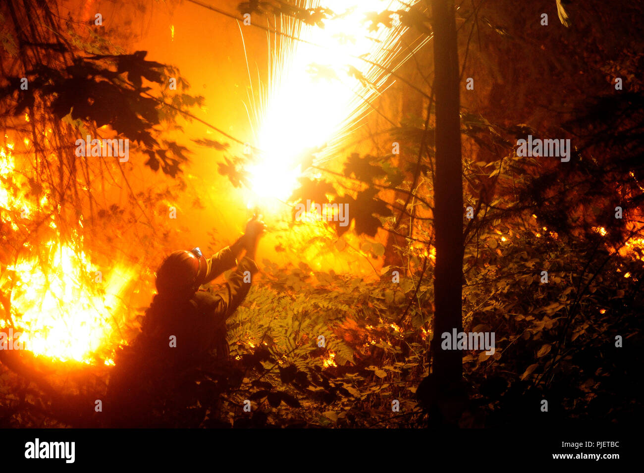 U s forest service controlled burn hi-res stock photography and images ...