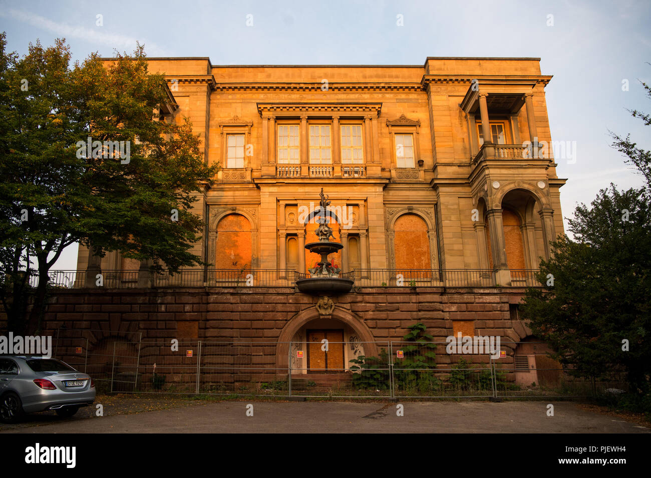 Stuttgart, Germany. 06th Sep, 2018. The back view of Villa Berg. Credit ...