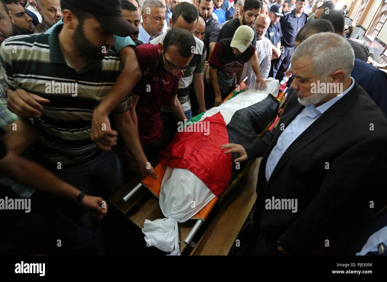 Gaza City, Gaza Strip. 6th Sep, 2018. Palestinian Hamas Chief Ismail ...