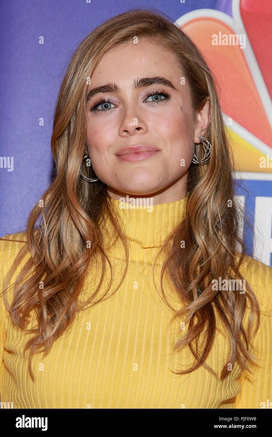 New York, NY, USA. 6th Sep, 2018. Melissa Roxburgh at arrivals for NBC ...