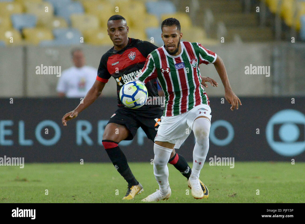 Rio De Janeiro, Brazil. 06th Sep, 2018. Jeferson and Everaldo during ...