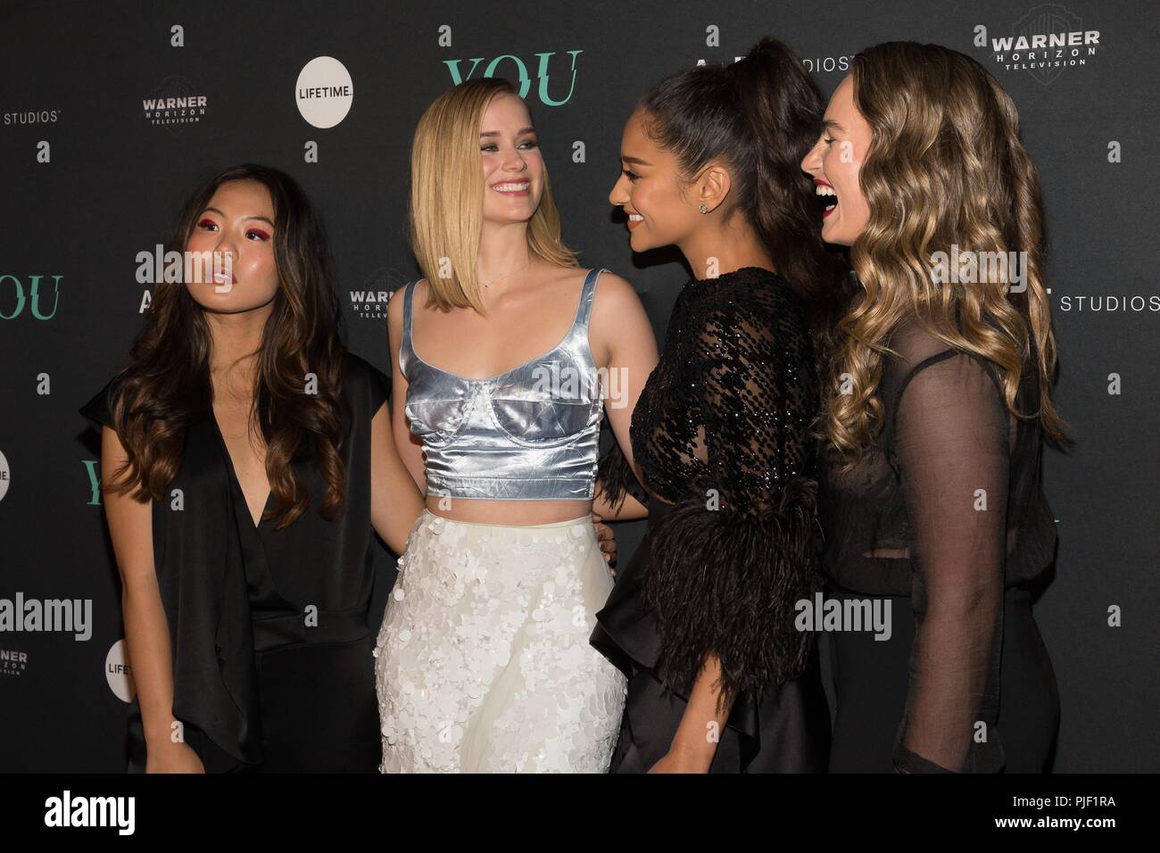 New York, NY, USA. 6th Sep, 2018. Nicole Kang, Elizabeth Lail, Shay ...