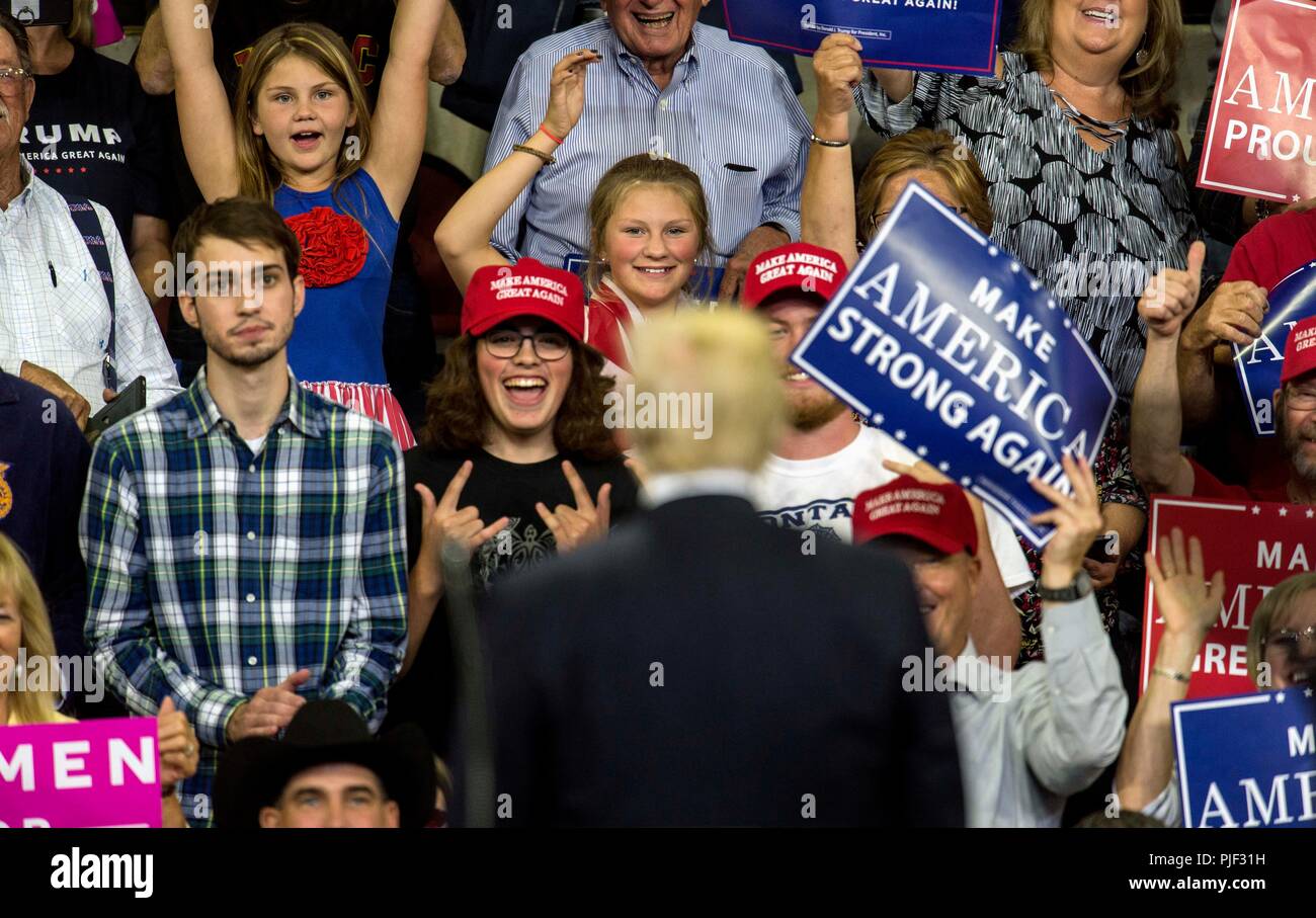 Trump billings montana 2018 hi-res stock photography and images - Alamy