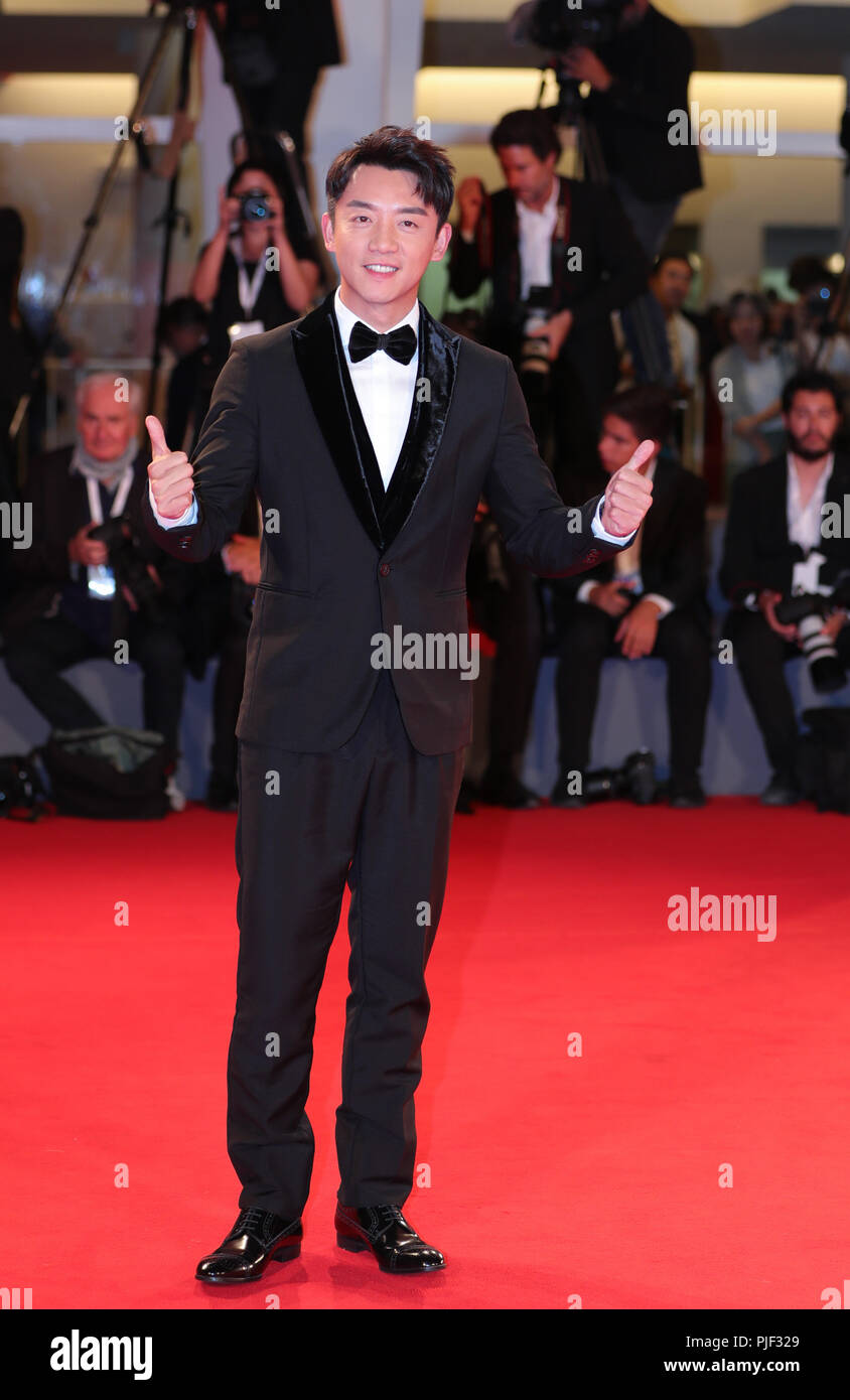Venice, Italy. 6th Sep, 2018. Actor Zheng Kai attends the premiere of ...