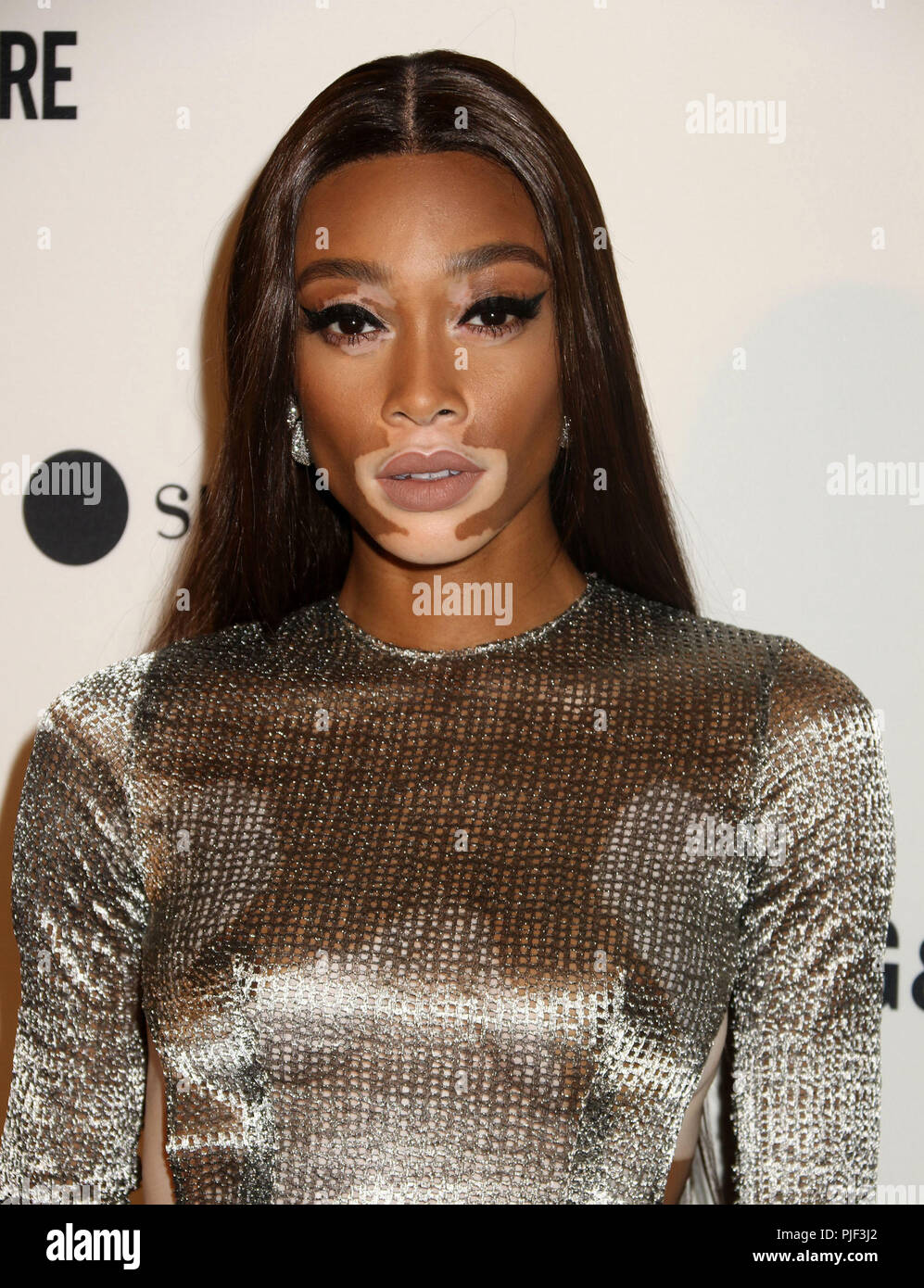 New York City, New York, USA. 6th Sep, 2018. Model WINNIE HARLOW ...