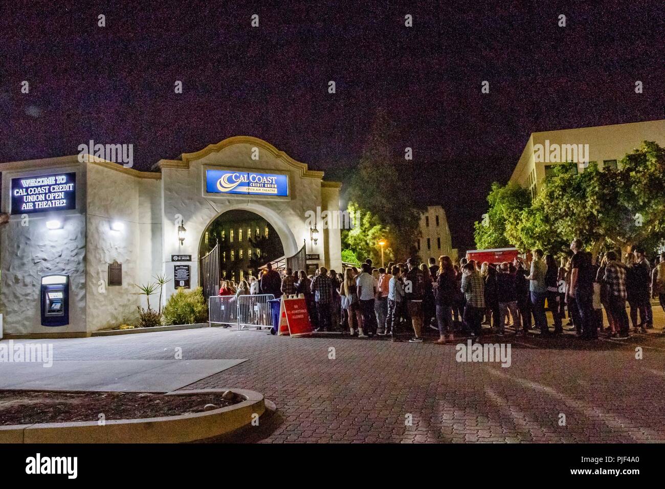 San Diego, California, USA. Sep, 2018. Fans waiting to get into ...