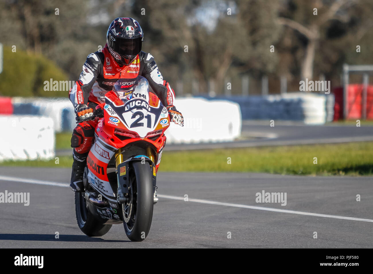 Winton, Victoria, Australia. 7th Sep 2018. Troy Bayliss racing for ...