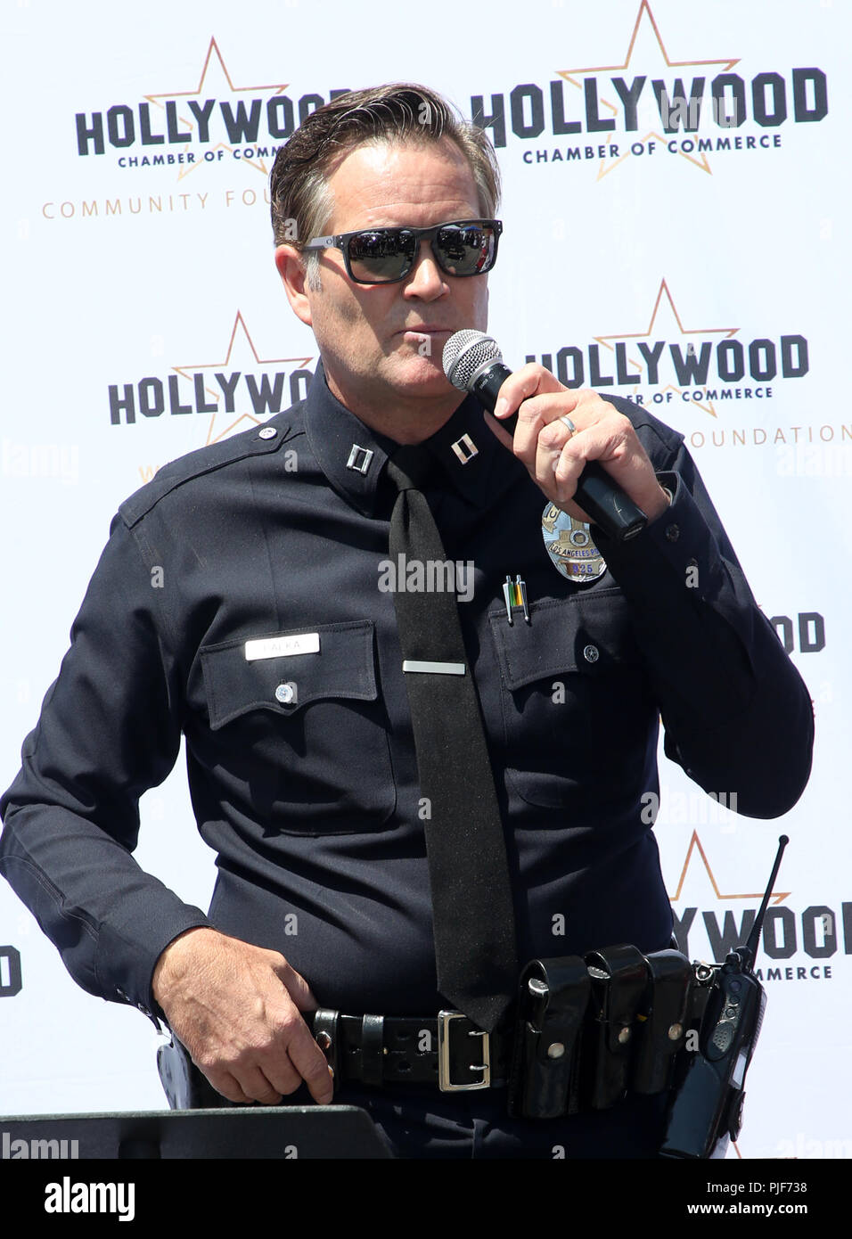 HOLLYWOOD, CA - SEPTEMBER 6: Captain Cory Palka, at Hollywood Chamber ...
