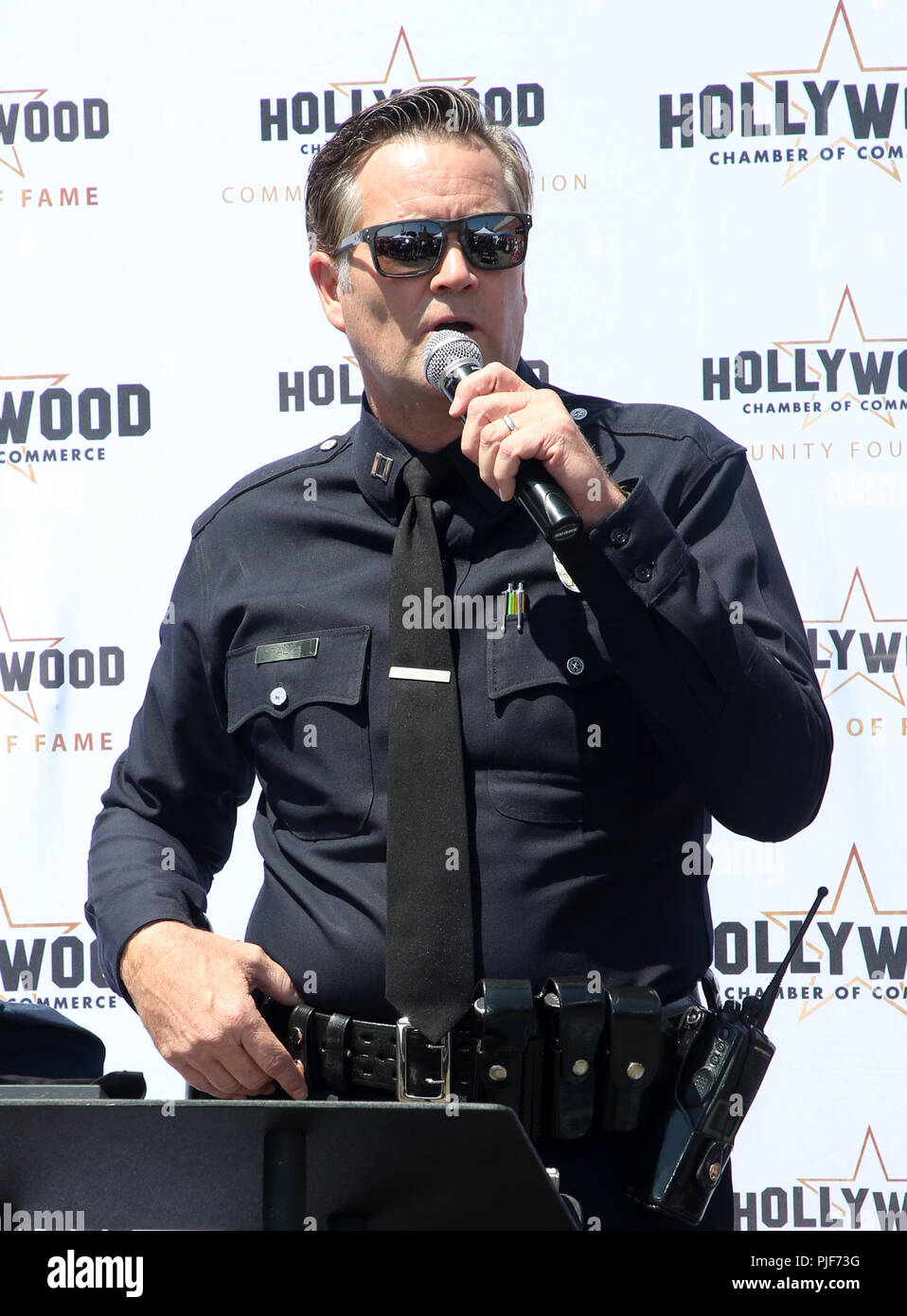 HOLLYWOOD, CA - SEPTEMBER 6: Captain Cory Palka, at Hollywood Chamber ...