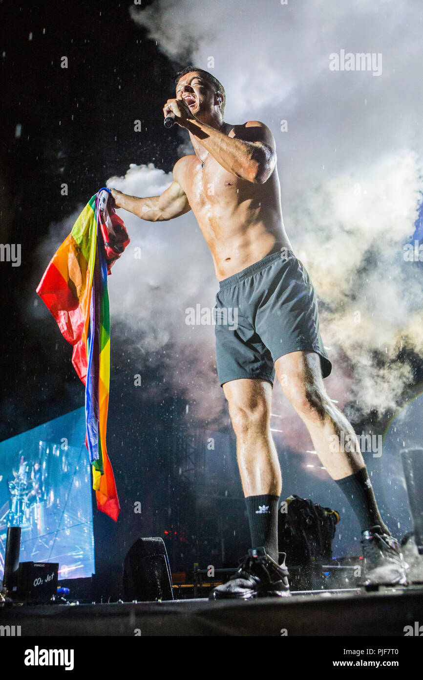 Milan Italy. 06 September 2018. The American pop rock band IMAGINE ...