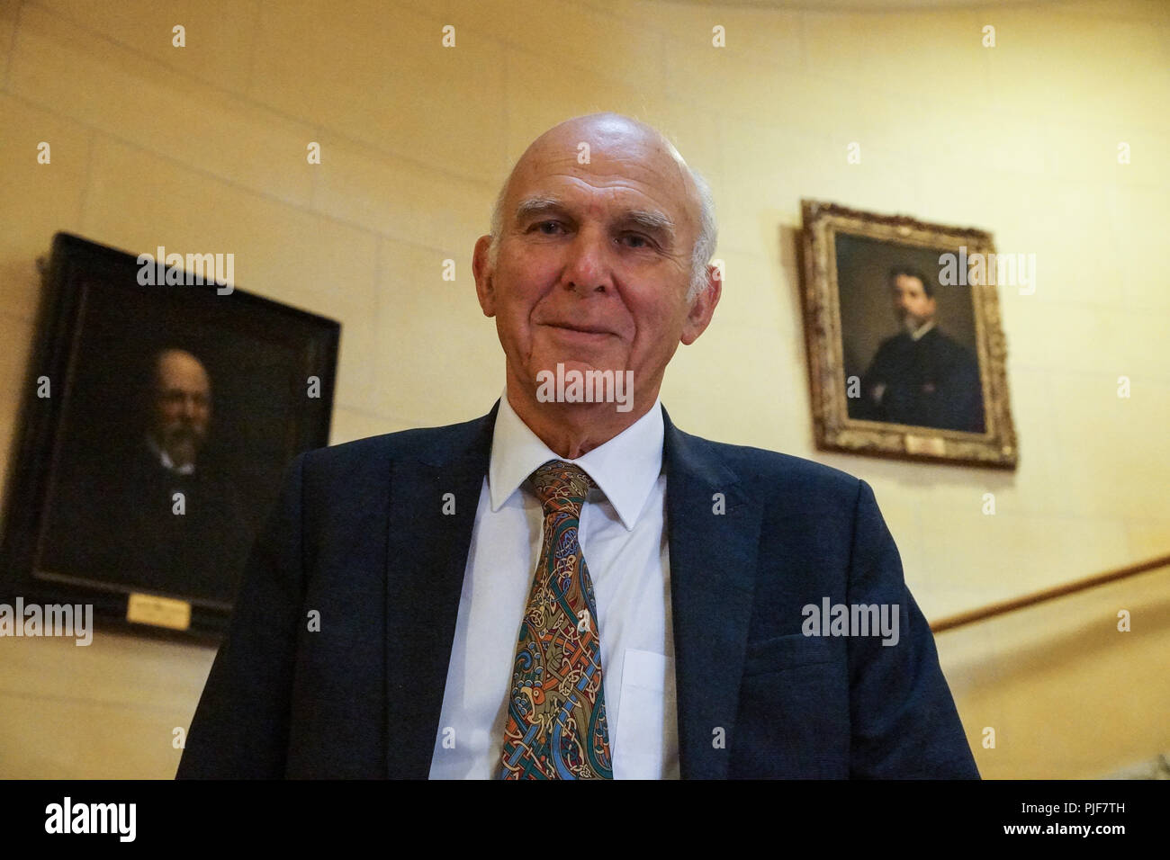 London, UK. 07 September 2018. London, England. Sir Vince Cable at the ...