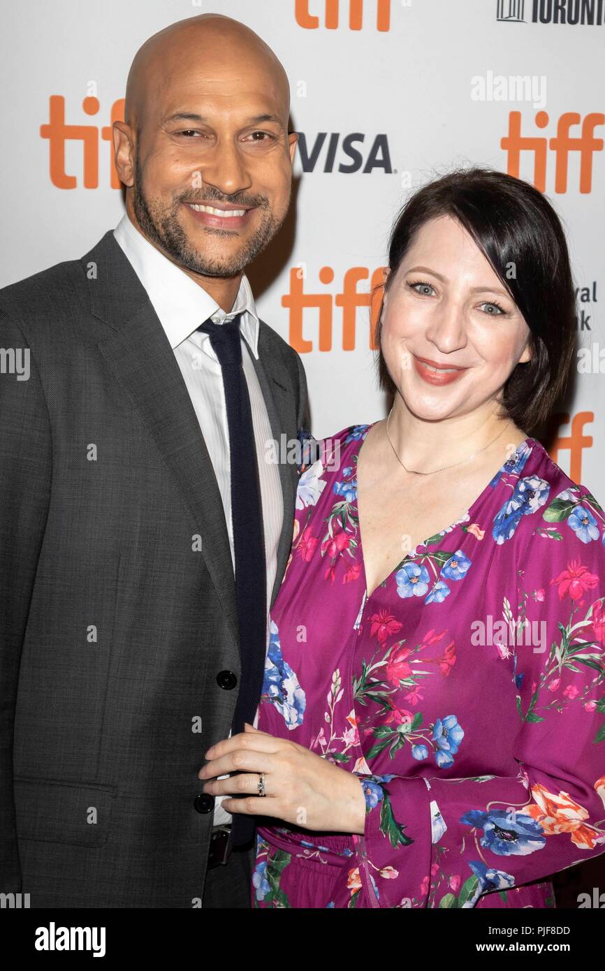 Keegan-Michael Key and Elisa Pugliese attend the premiere of 'The ...