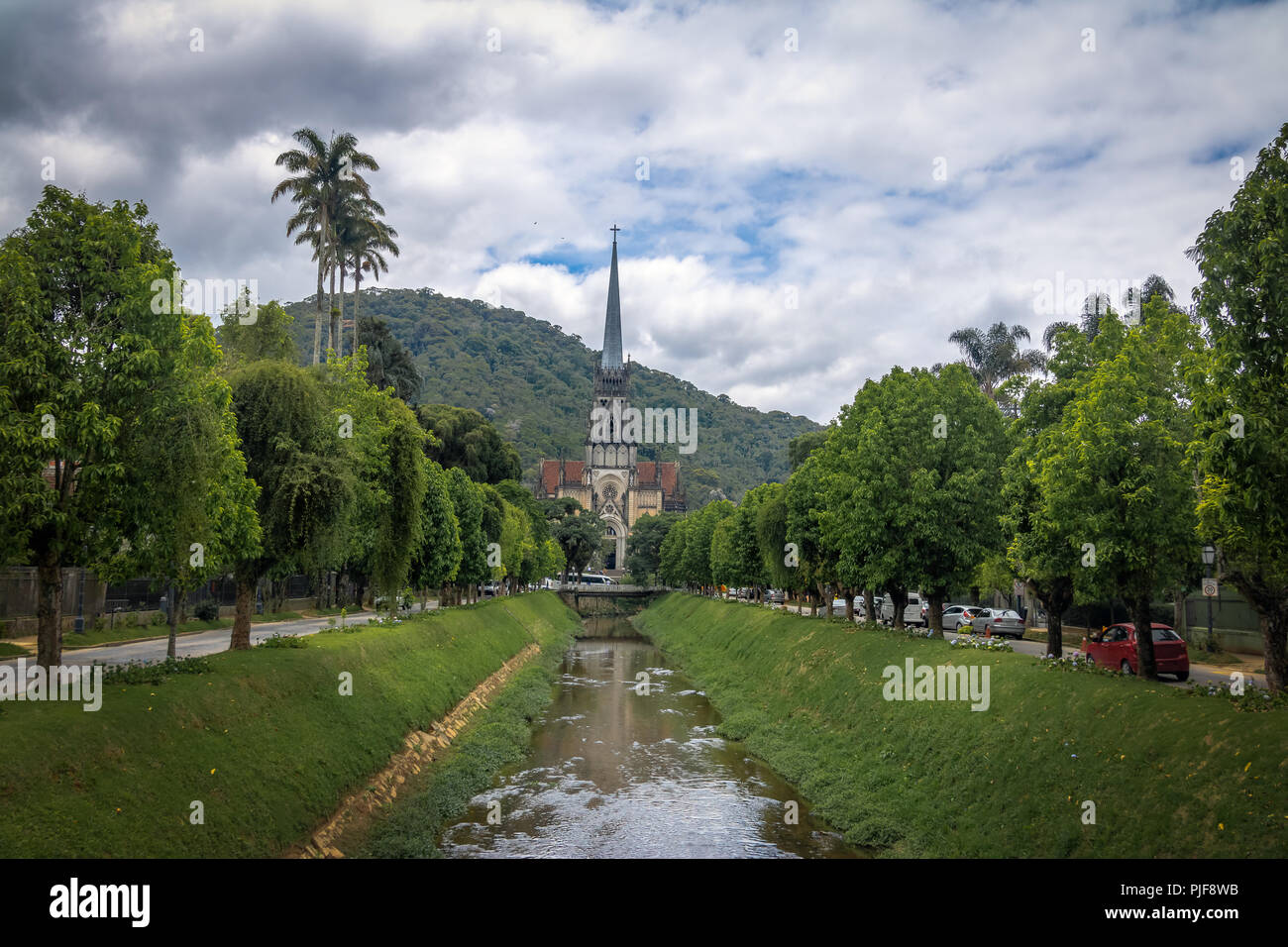 Petropolis Cathedral of Saint Peter of Alcantara and Koeller Avenue ...