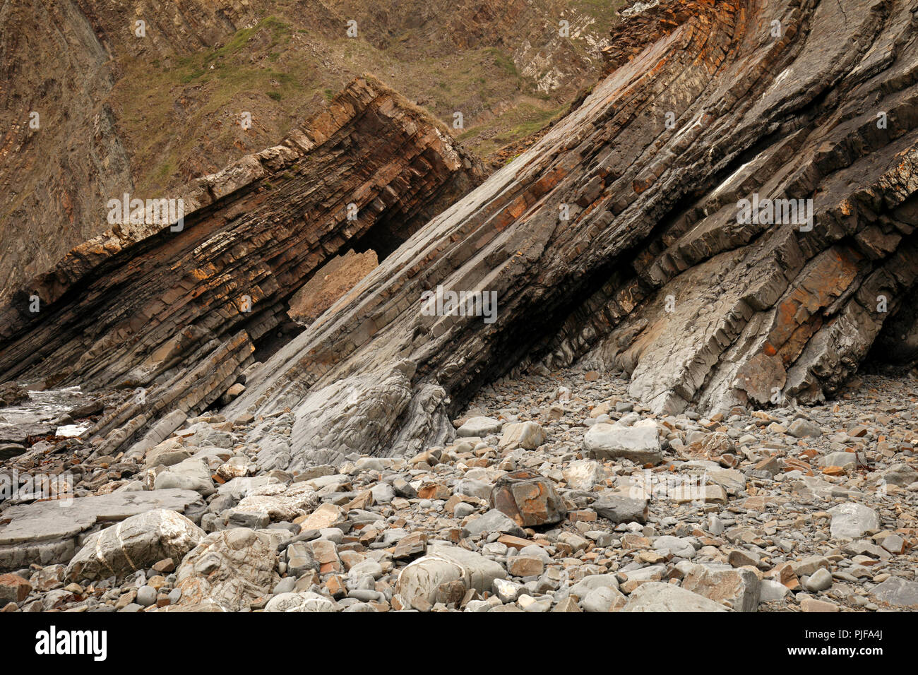 Crackington formation devon hi-res stock photography and images - Alamy