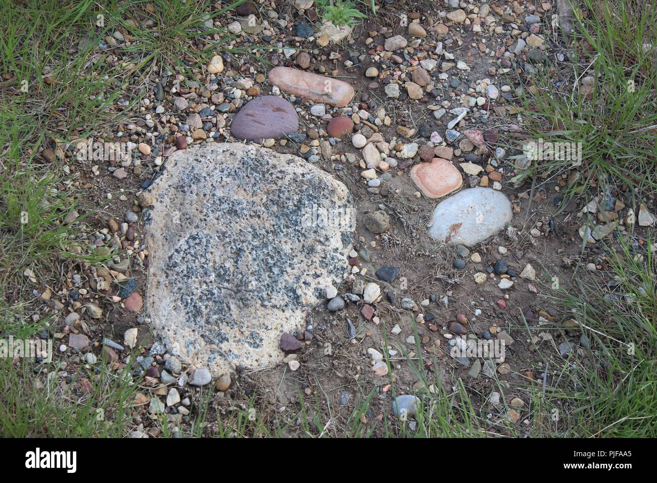 rocky path in the prairies Stock Photo - Alamy