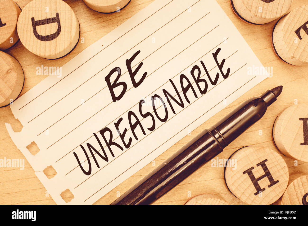 Unreasonable behavior hi-res stock photography and images - Alamy