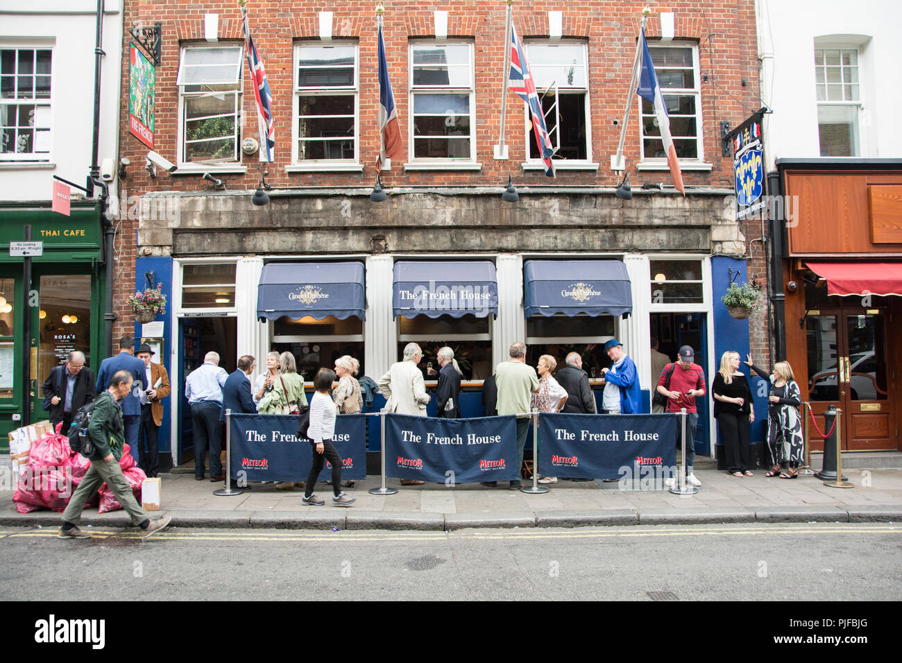 The french house dean street hi-res stock photography and images - Alamy