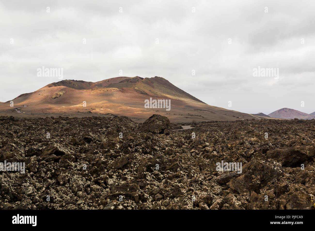 Timanfaya Natural Park Stock Photo - Alamy
