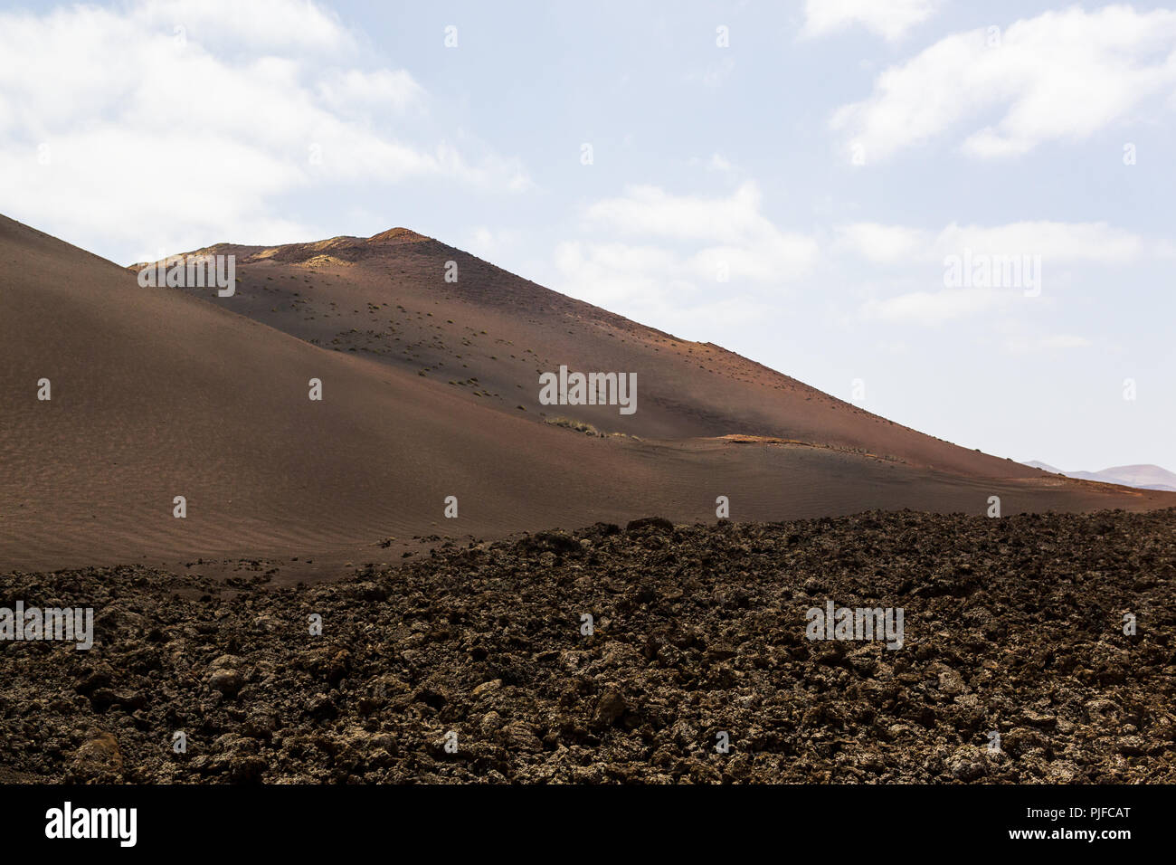 Timanfaya Natural Park Stock Photo - Alamy