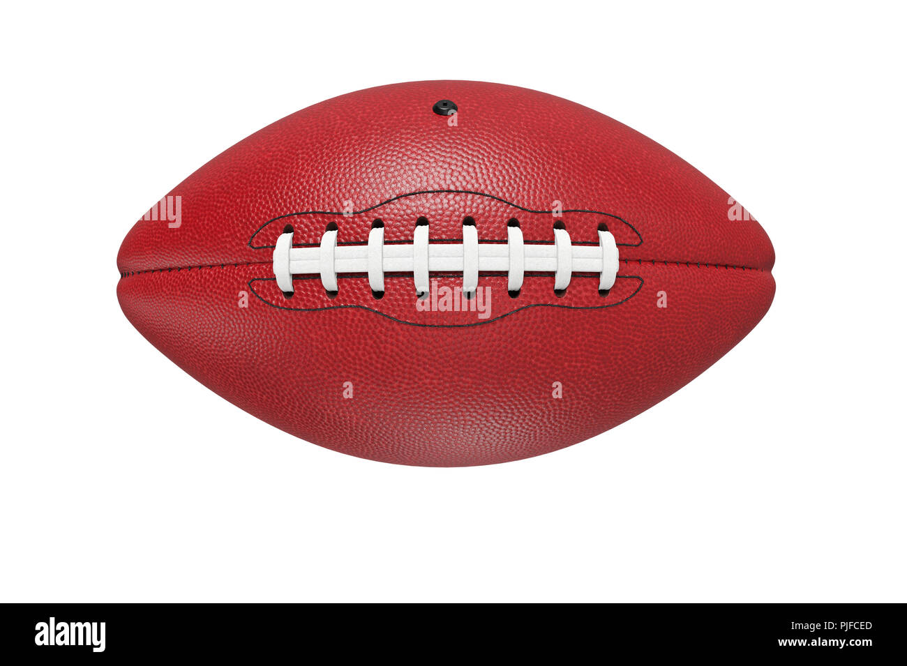 Football american, ball game sport, top view. 3D rendering Stock Photo ...