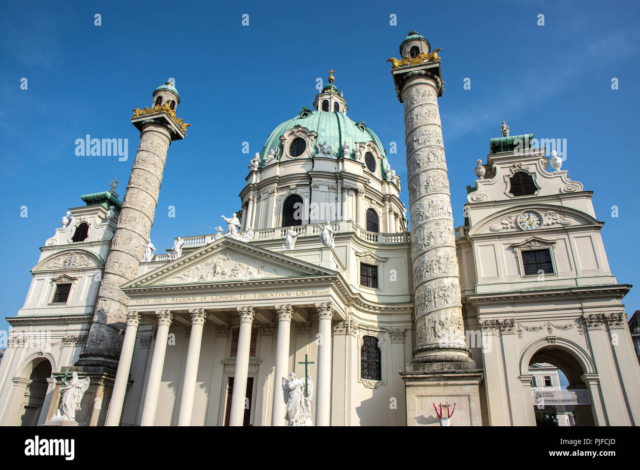Karlskirche columns hi-res stock photography and images - Alamy