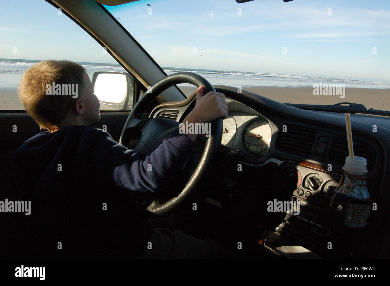 Kid driver hi-res stock photography and images - Alamy