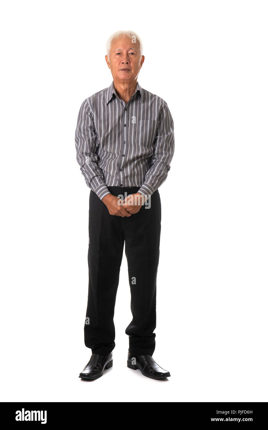 Profile view senior man Cut Out Stock Images & Pictures - Alamy