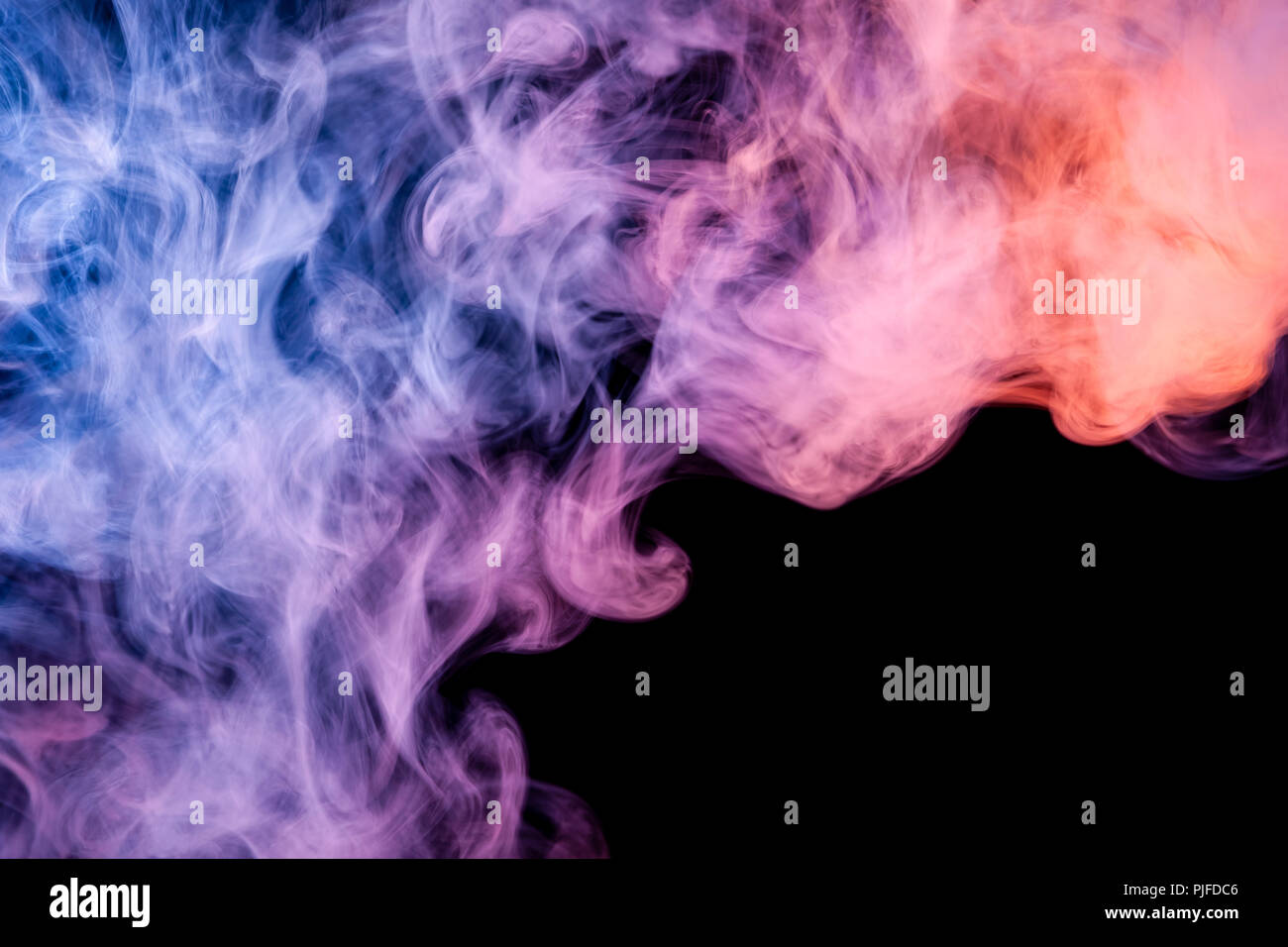 Ethereal blue smoke ink effect hi-res stock photography and images - Alamy