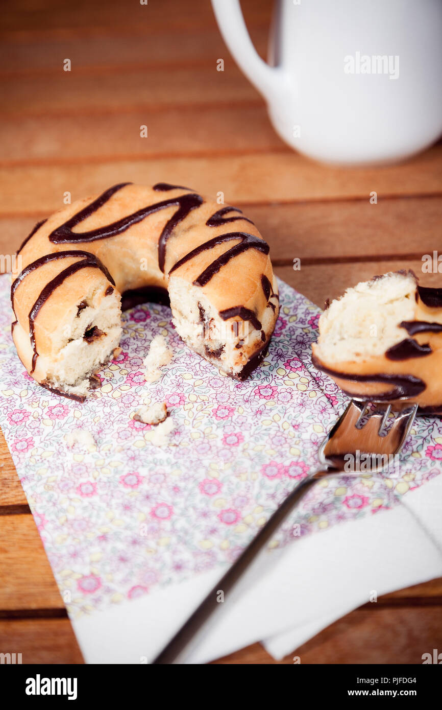 Half eaten donut hi-res stock photography and images - Alamy