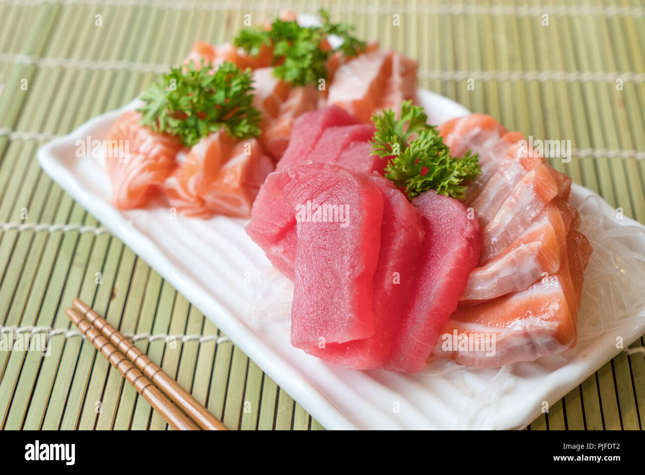 Sashimi japanese plate hi-res stock photography and images - Alamy
