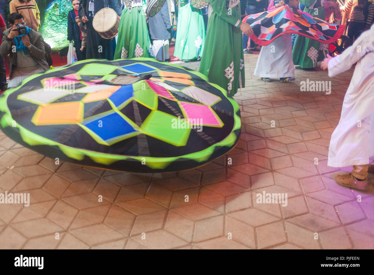 Egyptian tanoura dancers,Cairo, Egypt Stock Photo - Alamy