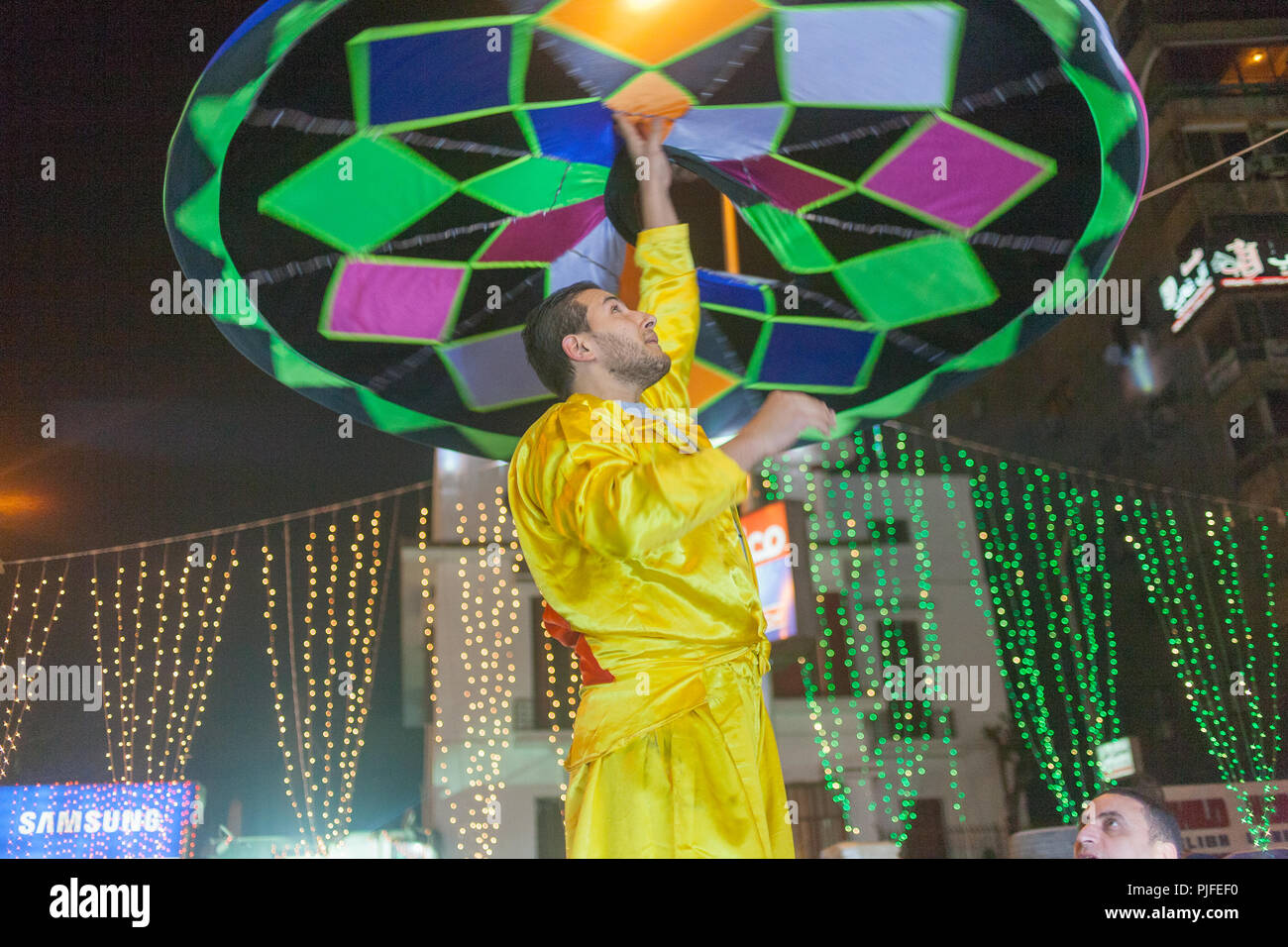 Egyptian tanoura dancers,Cairo, Egypt Stock Photo - Alamy